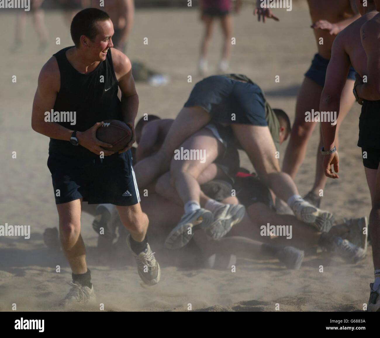 Parachute Regiment rugby game Stock Photo - Alamy