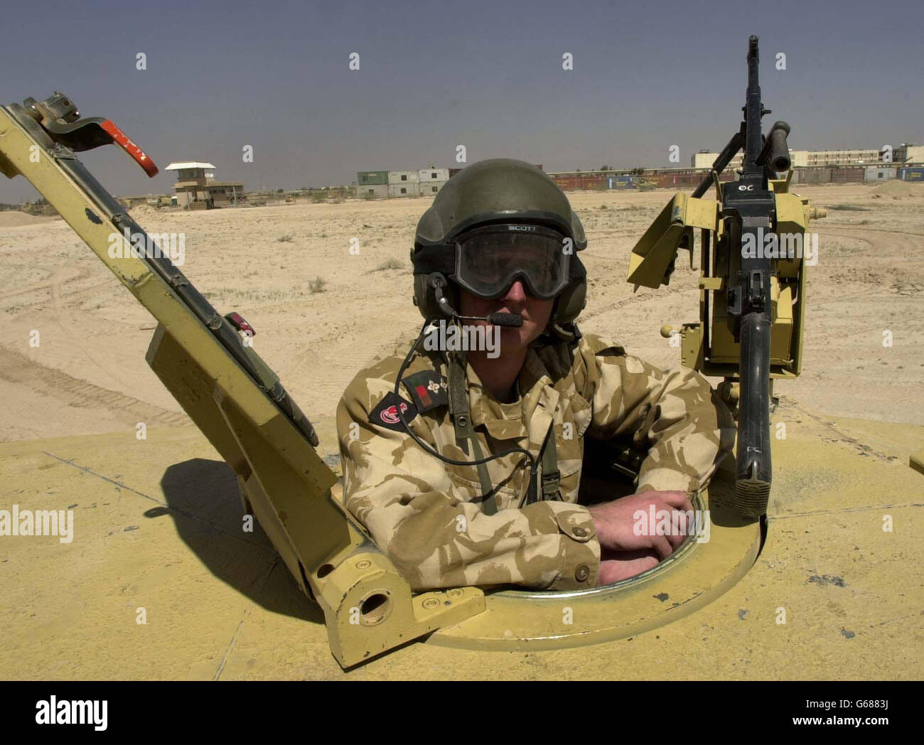 Royal Tank Regiment in Kuwait Stock Photo - Alamy