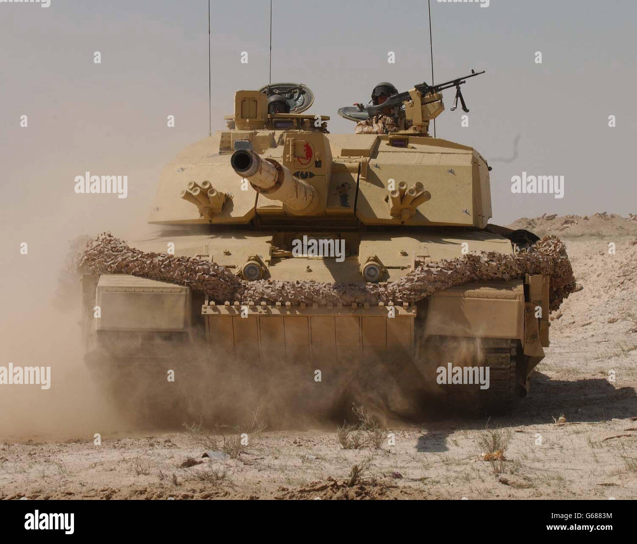 Royal Tank Regiment in Kuwait Stock Photo - Alamy