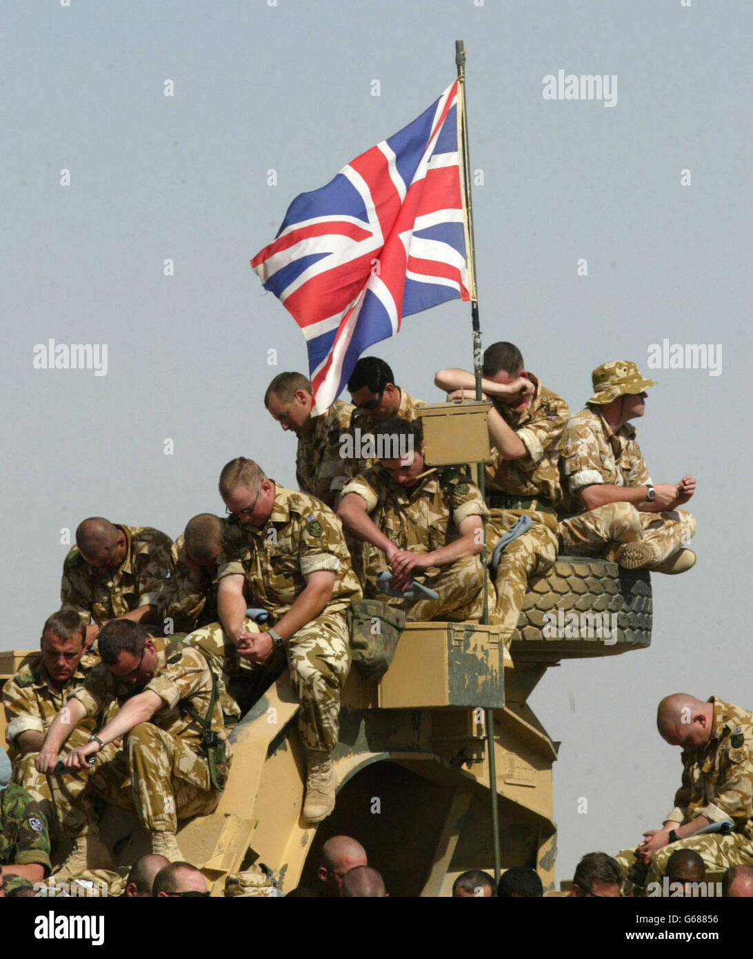 Members of 3rd Regiment Air Assault Corps, 16 Air Assault Brigade, Camp ...