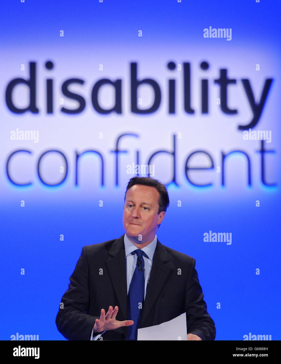 Prime Minister David Cameron launches the 'disability confident ...