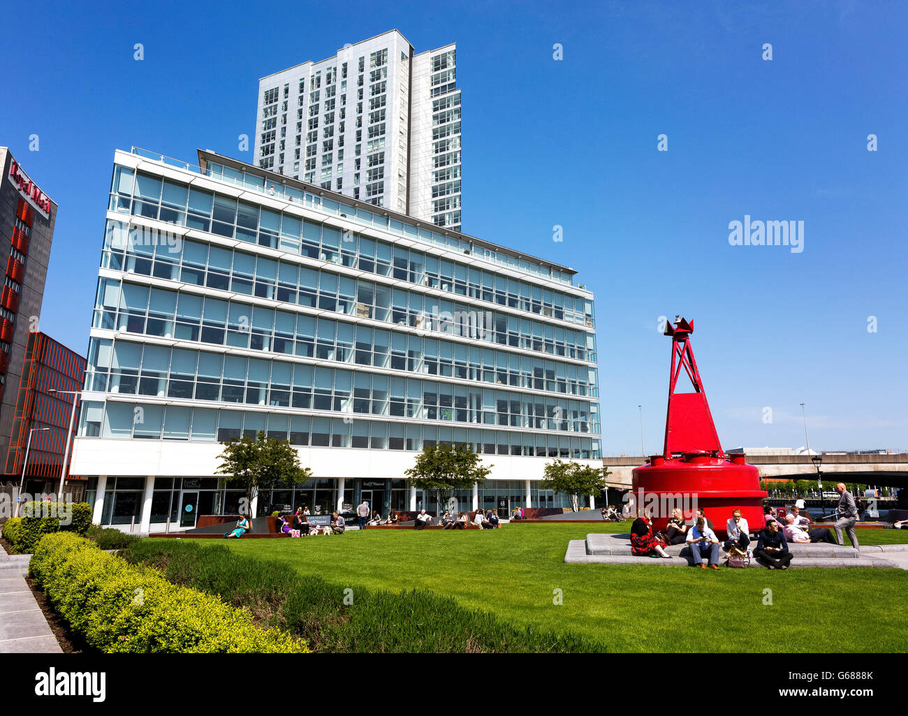 Obel Tower, Custom House Square Belfast, Northern Ireland Stock Photo ...
