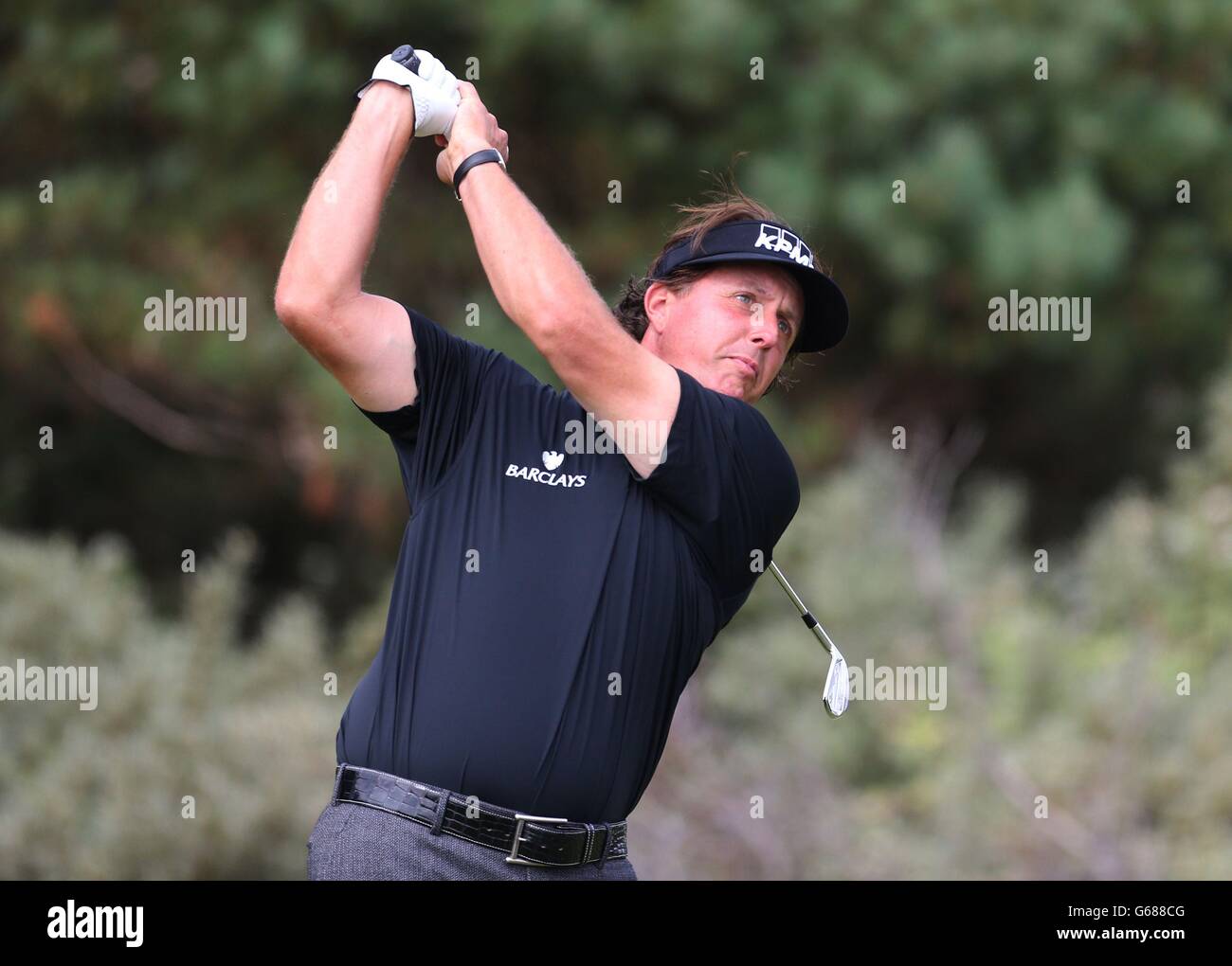 USA's Phil Mickelson during day one of the 2013 Open Championship at ...