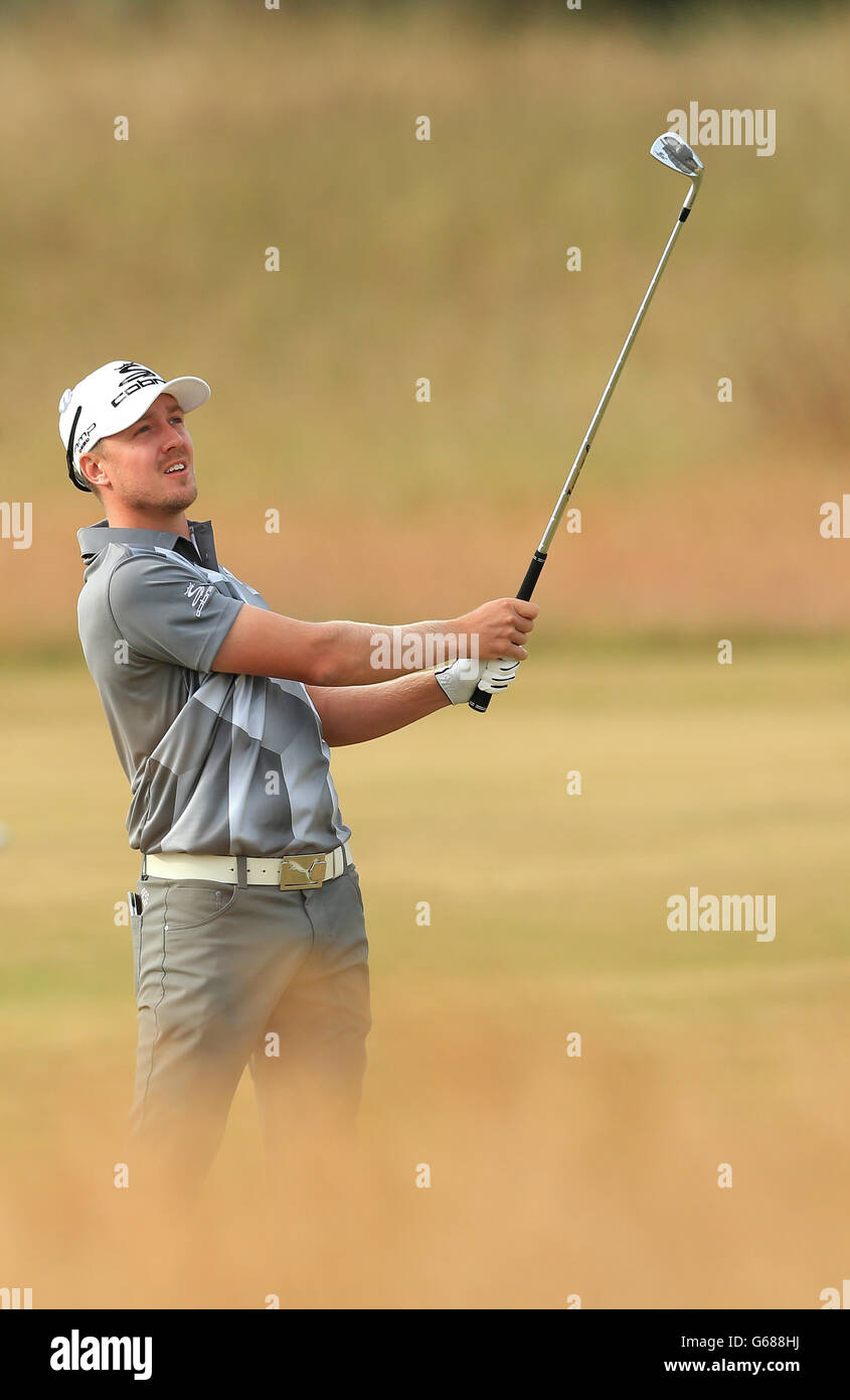 Sweden's Jonas Blixt during day one of the 2013 Open Championship at ...