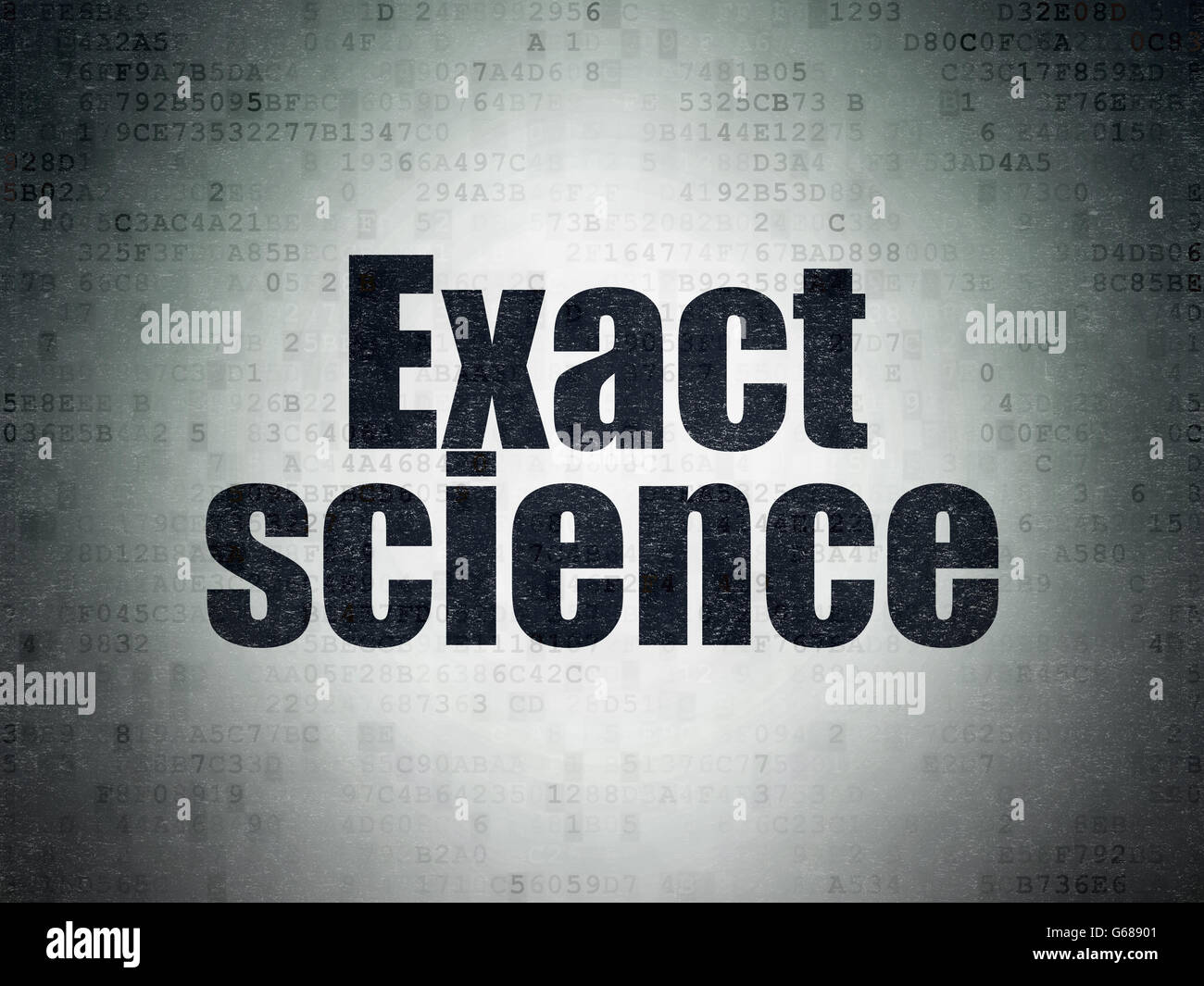 Science concept: Exact Science on Digital Data Paper background Stock ...