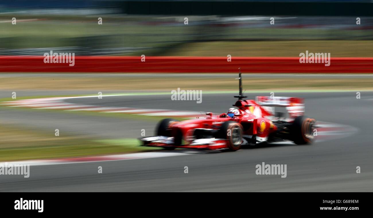 Davide Rigon in the Ferrari during day two of the Formula One young ...
