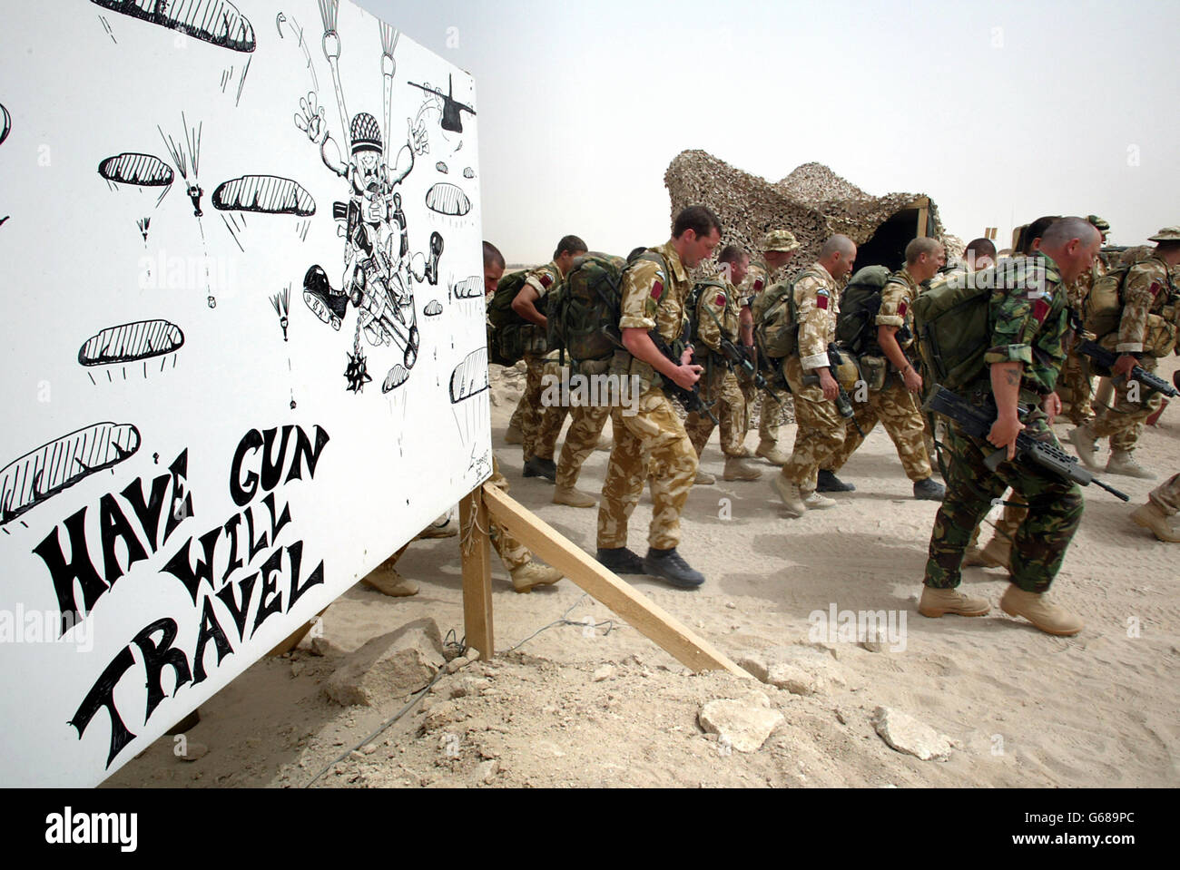 British Soldiers During The Gulf War Stock Photos & British Soldiers ...