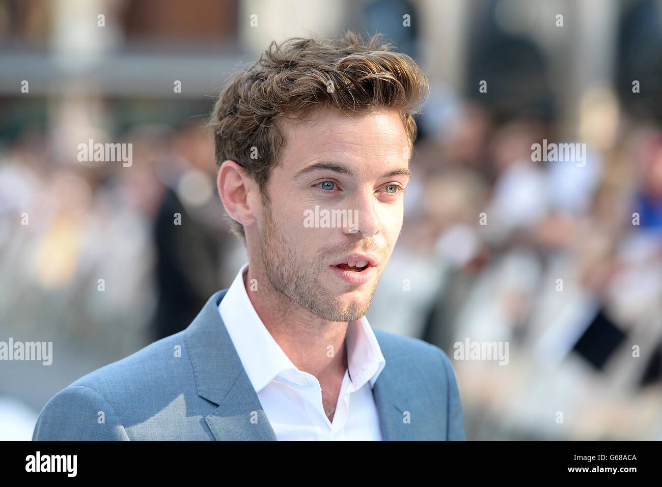 Harry treadaway arriving uk premiere lone ranger hi-res stock ...