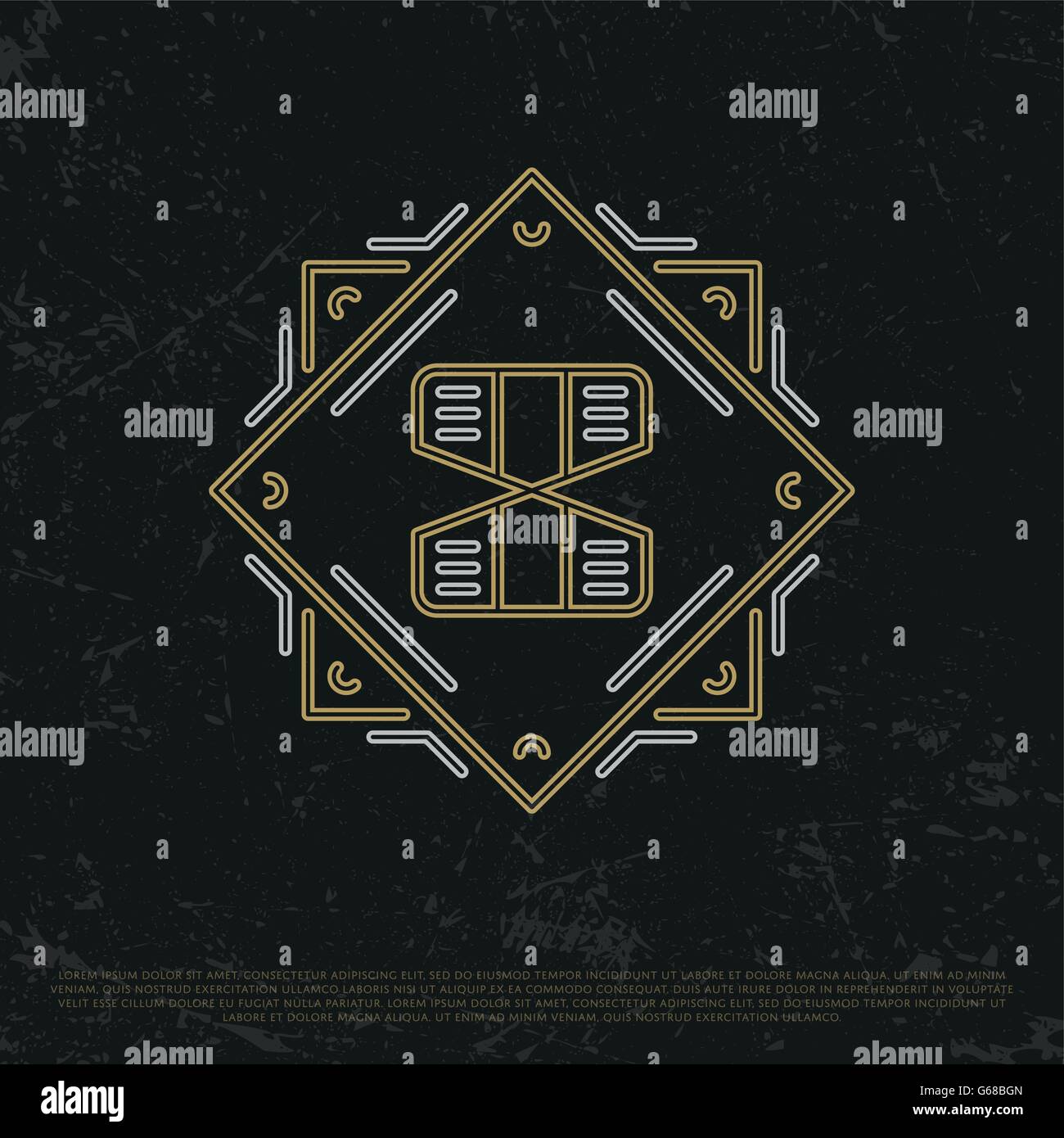 Vector Number Eight Stock Vector Image & Art - Alamy