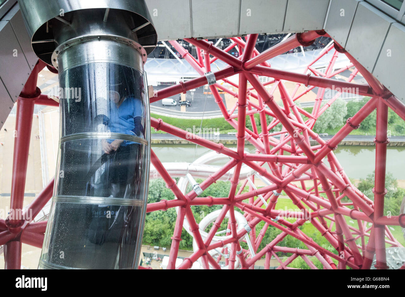 Arcelormittal orbit slide hi-res stock photography and images - Alamy