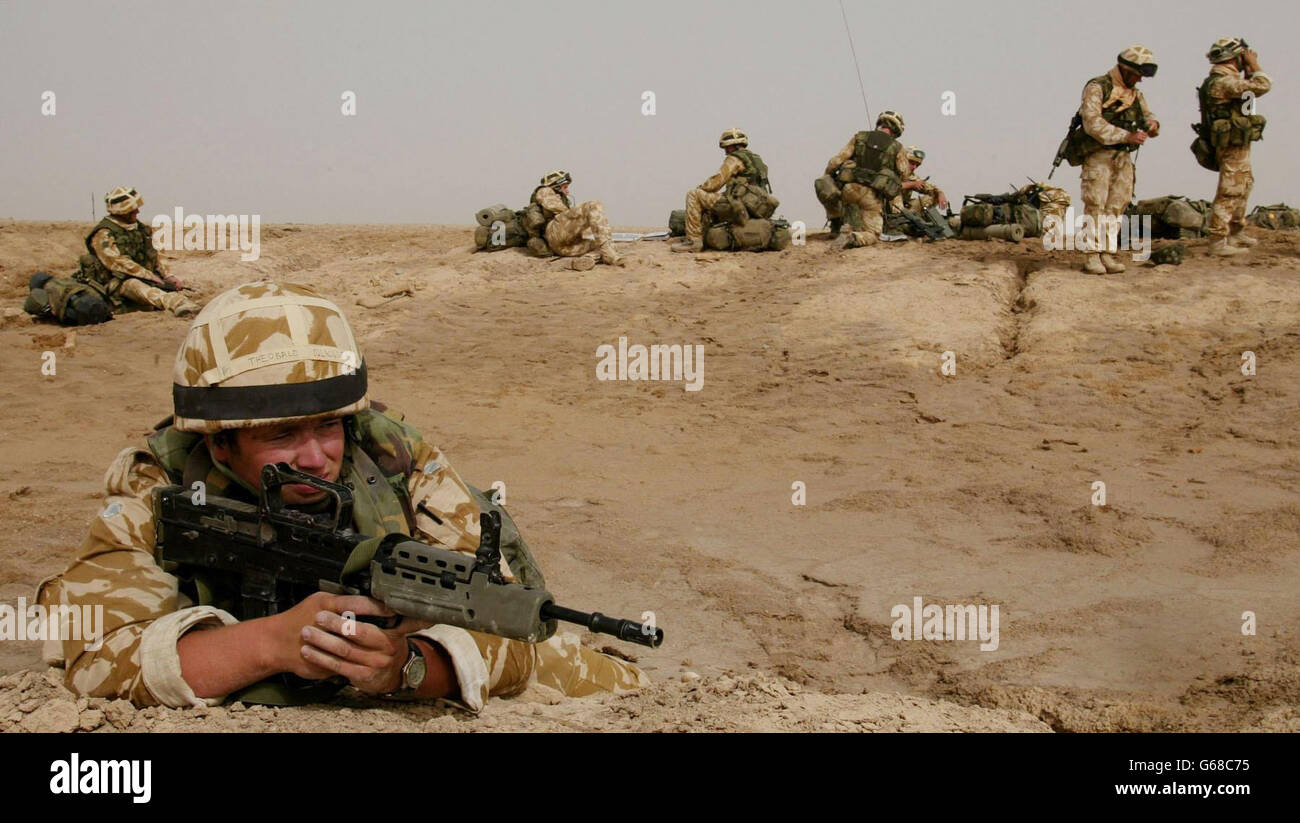 British Forces in Iraq Stock Photo - Alamy