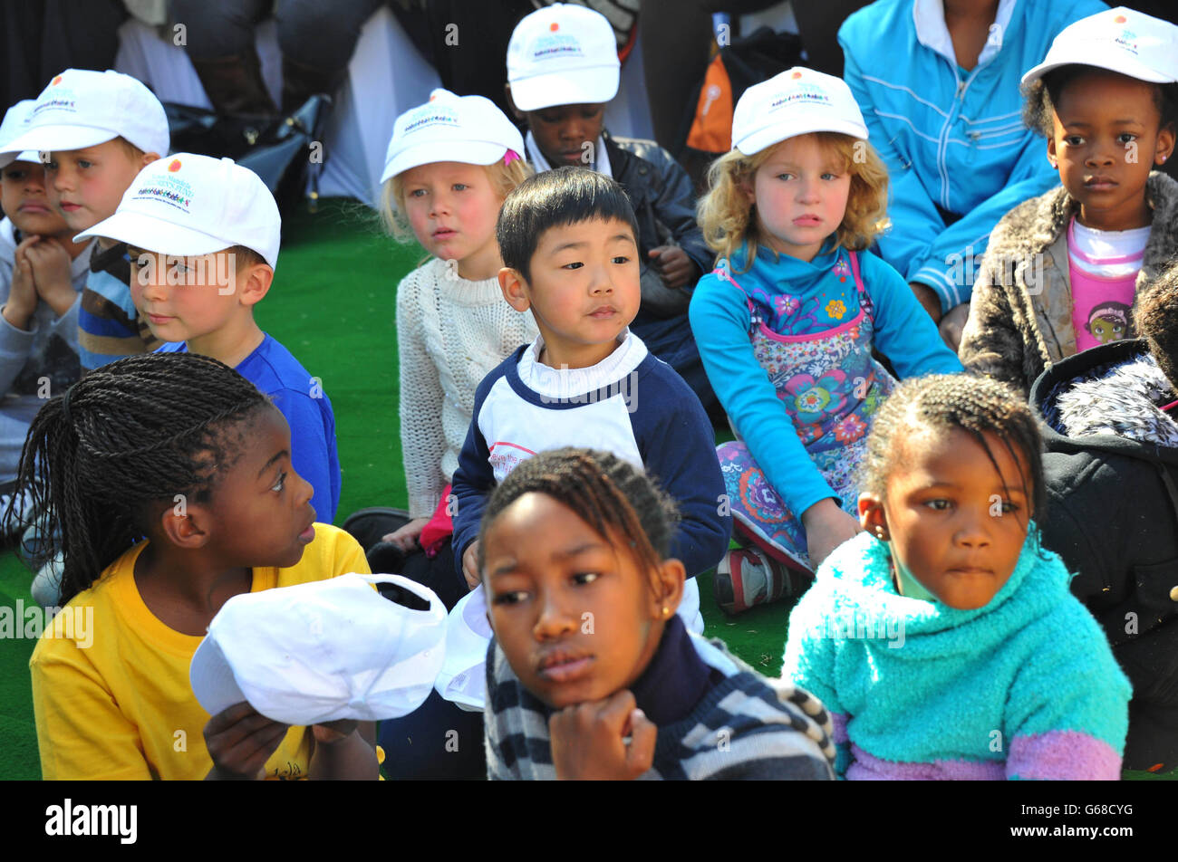 Nelson mandela children fund celebration hi-res stock photography and ...