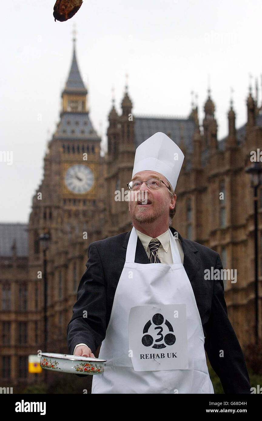 ADRIAN BAILEY - PANCAKE RACE Stock Photo - Alamy