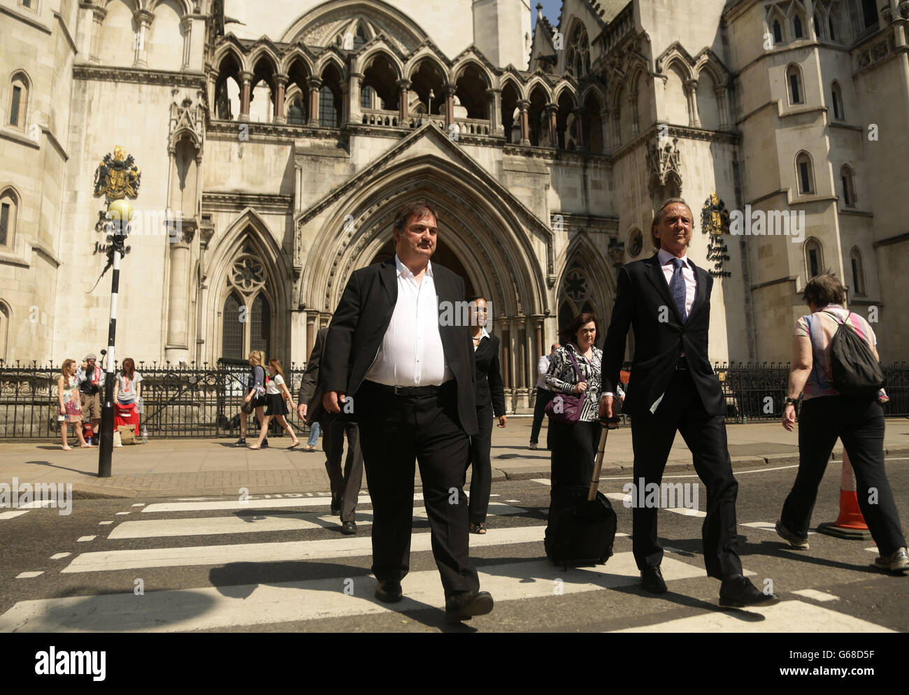 Barry George (left), who spent eight years in prison after being ...