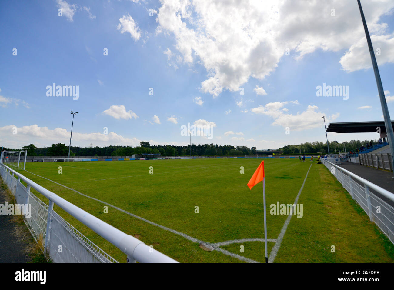 Football utd pre season preseason gv general view hi-res stock ...