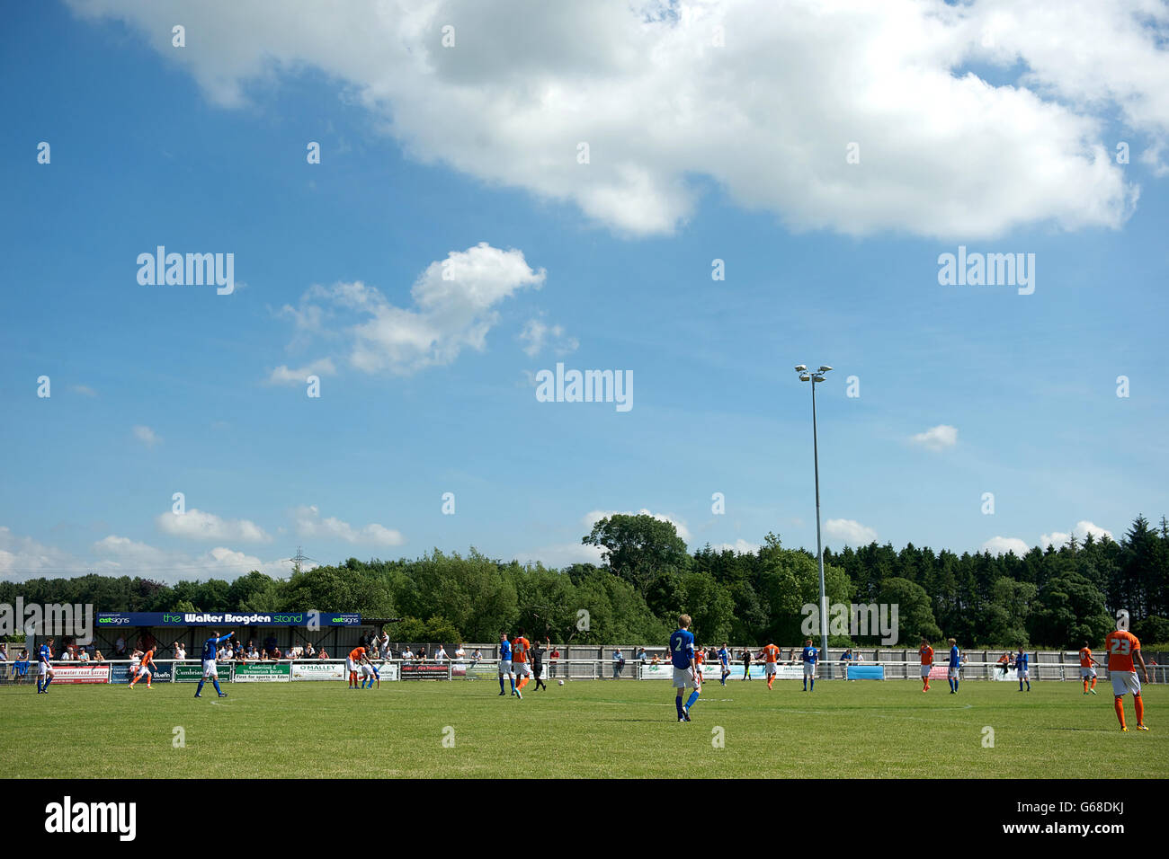 Soccer - Friendly - Penrith AFC v Blackpool - Frenchfield Park. A ...
