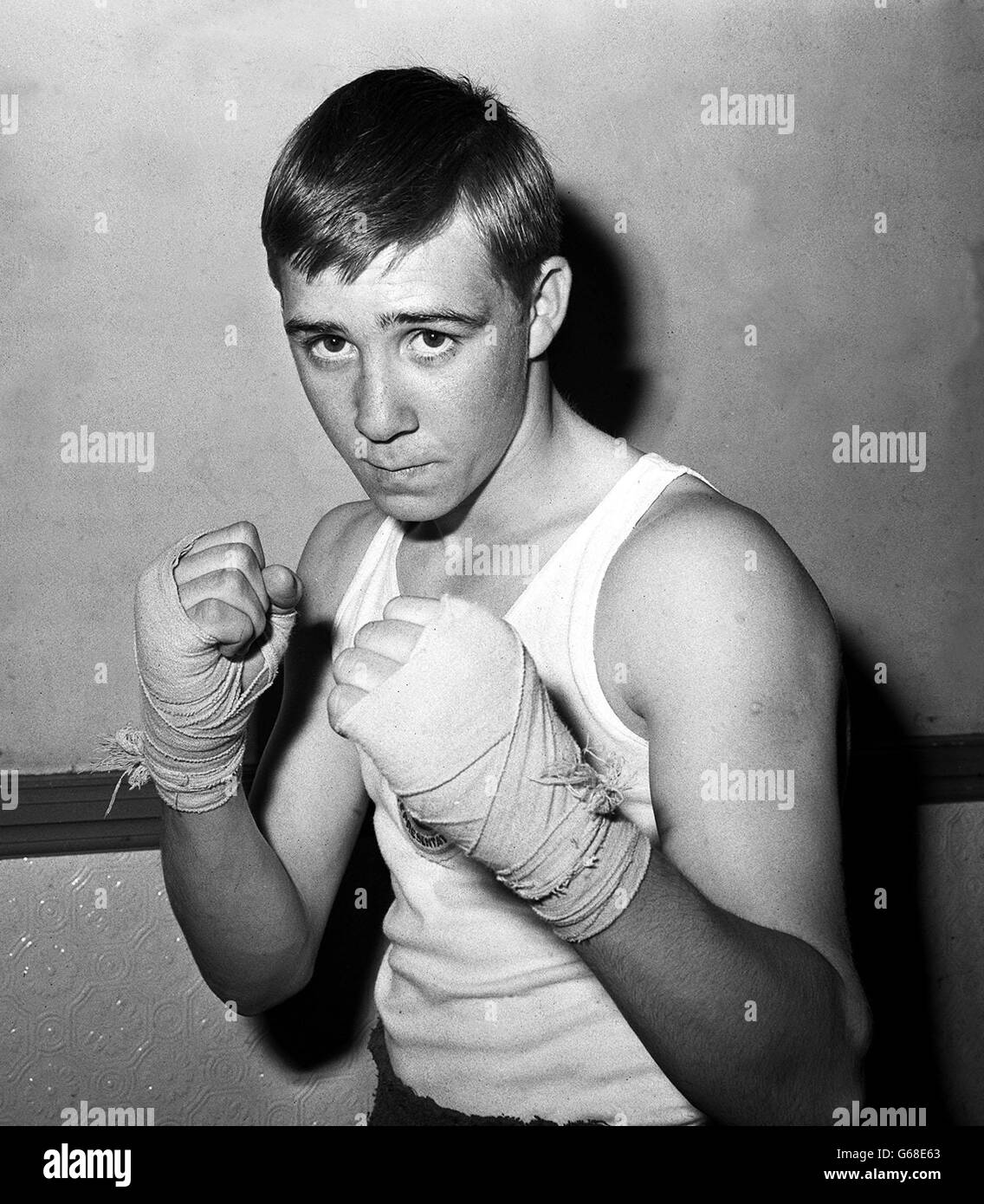 Johnny stracey repton amateur boxing club Black and White Stock Photos ...
