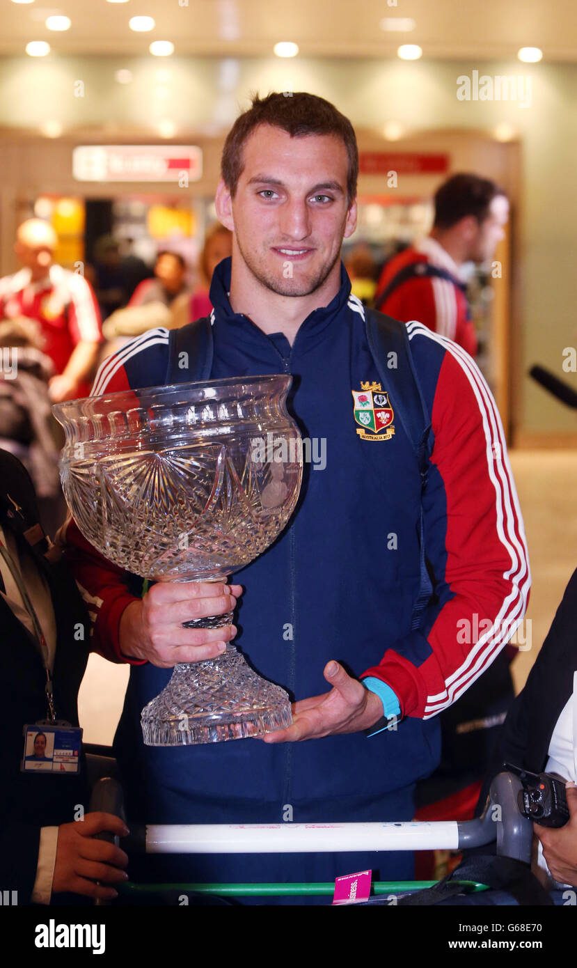 Rugby Union - British and Irish Lions return - London Heathrow Airport ...