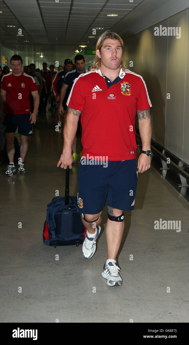 Rugby Union - British and Irish Lions return - London Heathrow Airport ...