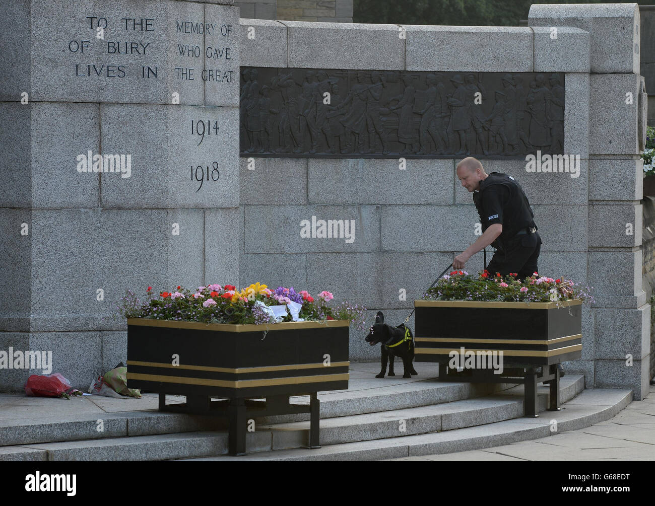 Lee Rigby funeral Stock Photo - Alamy