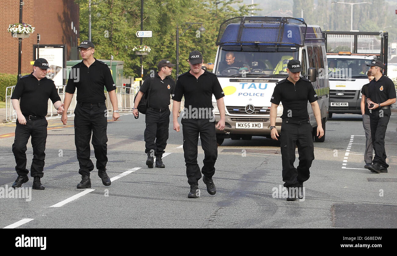 Lee Rigby funeral Stock Photo - Alamy