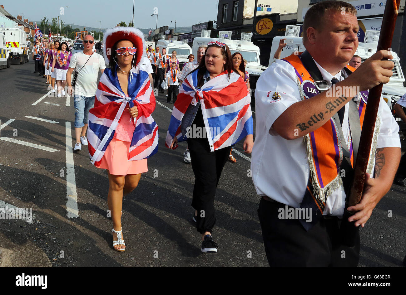 Twelfth of July commemorations Stock Photo - Alamy