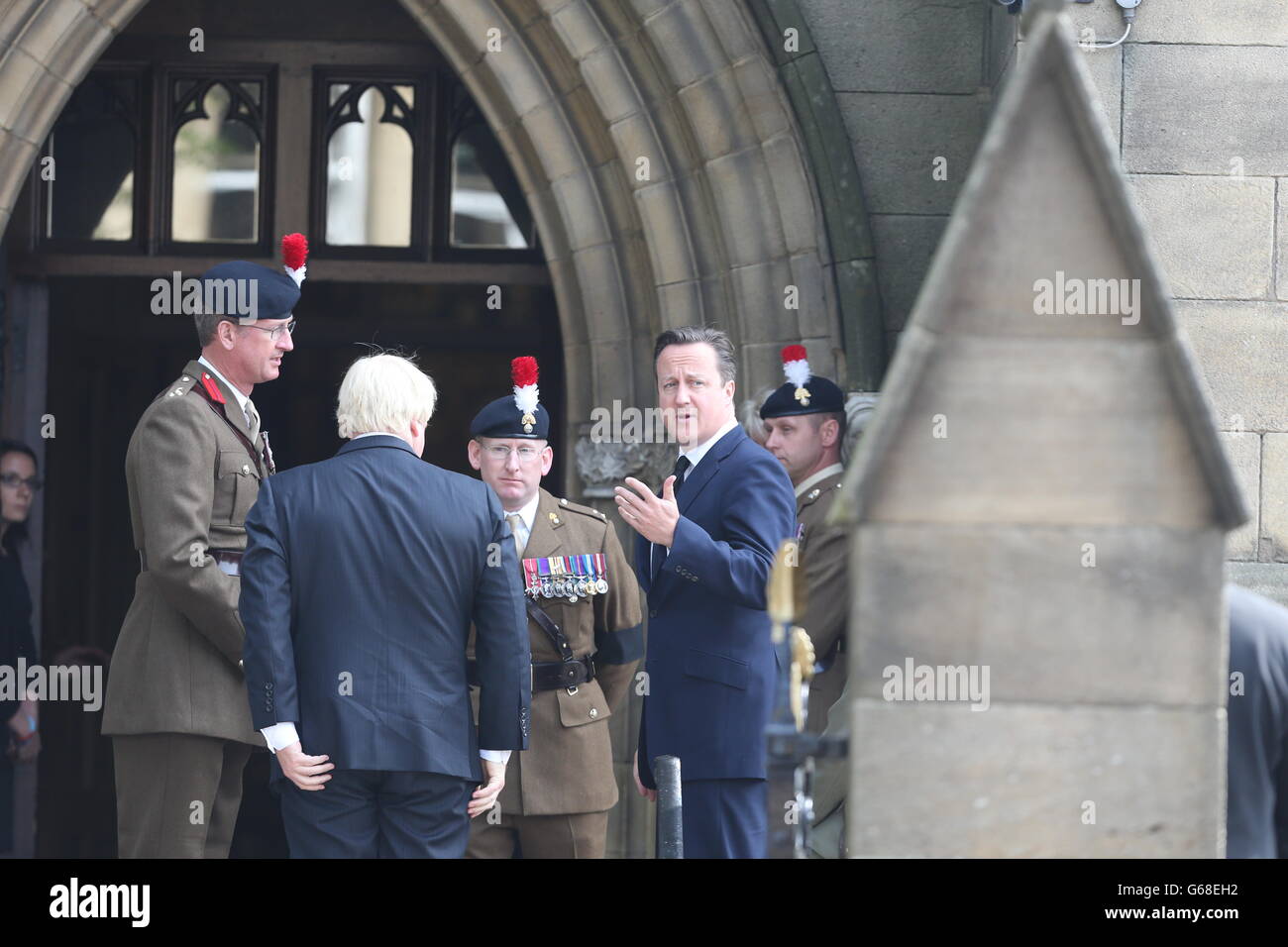 Lee Rigby funeral Stock Photo - Alamy