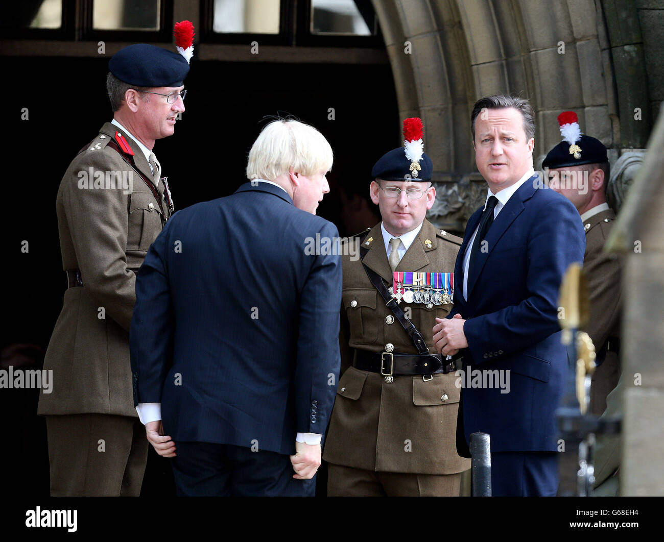 Lee Rigby funeral Stock Photo - Alamy