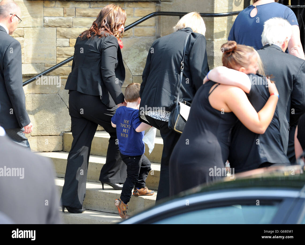 Lee Rigby funeral Stock Photo - Alamy