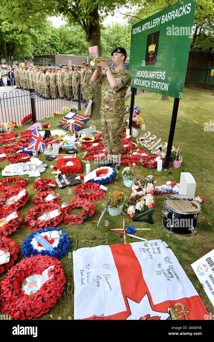 Lee Rigby Funeral Stock Photo - Alamy