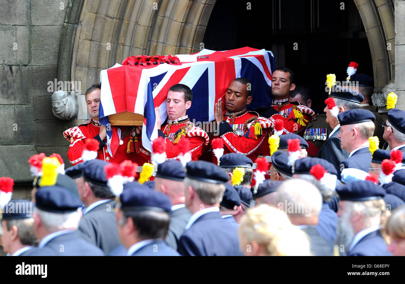 Lee Rigby funeral Stock Photo - Alamy