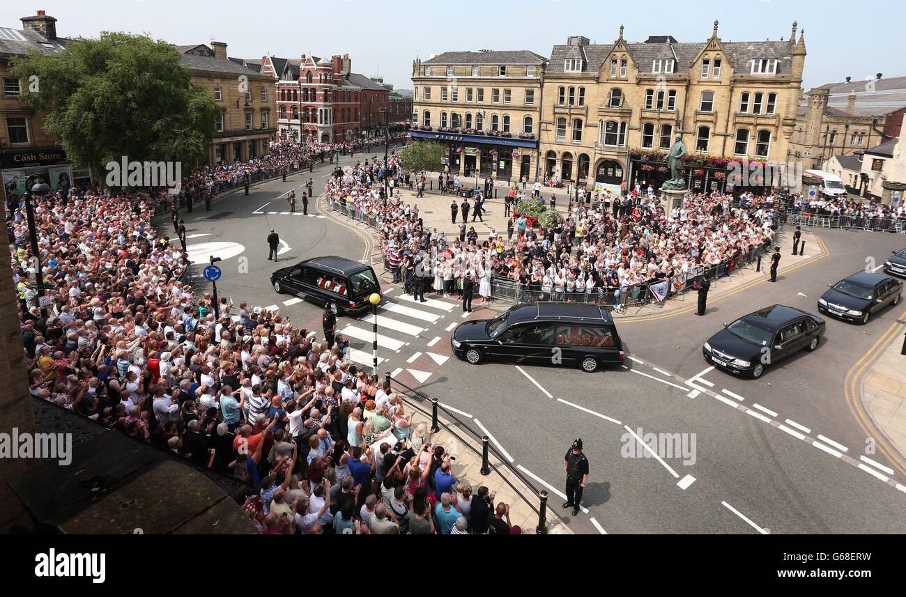 Lee Rigby funeral Stock Photo - Alamy