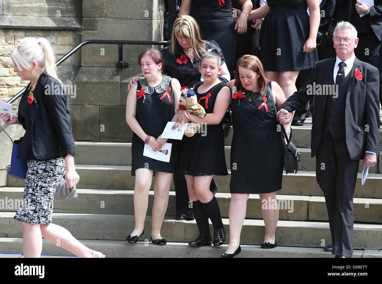 Lee Rigby funeral Stock Photo - Alamy