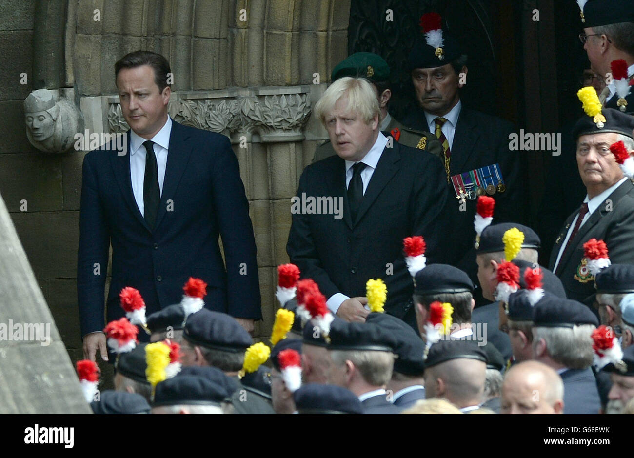 Lee Rigby funeral Stock Photo - Alamy