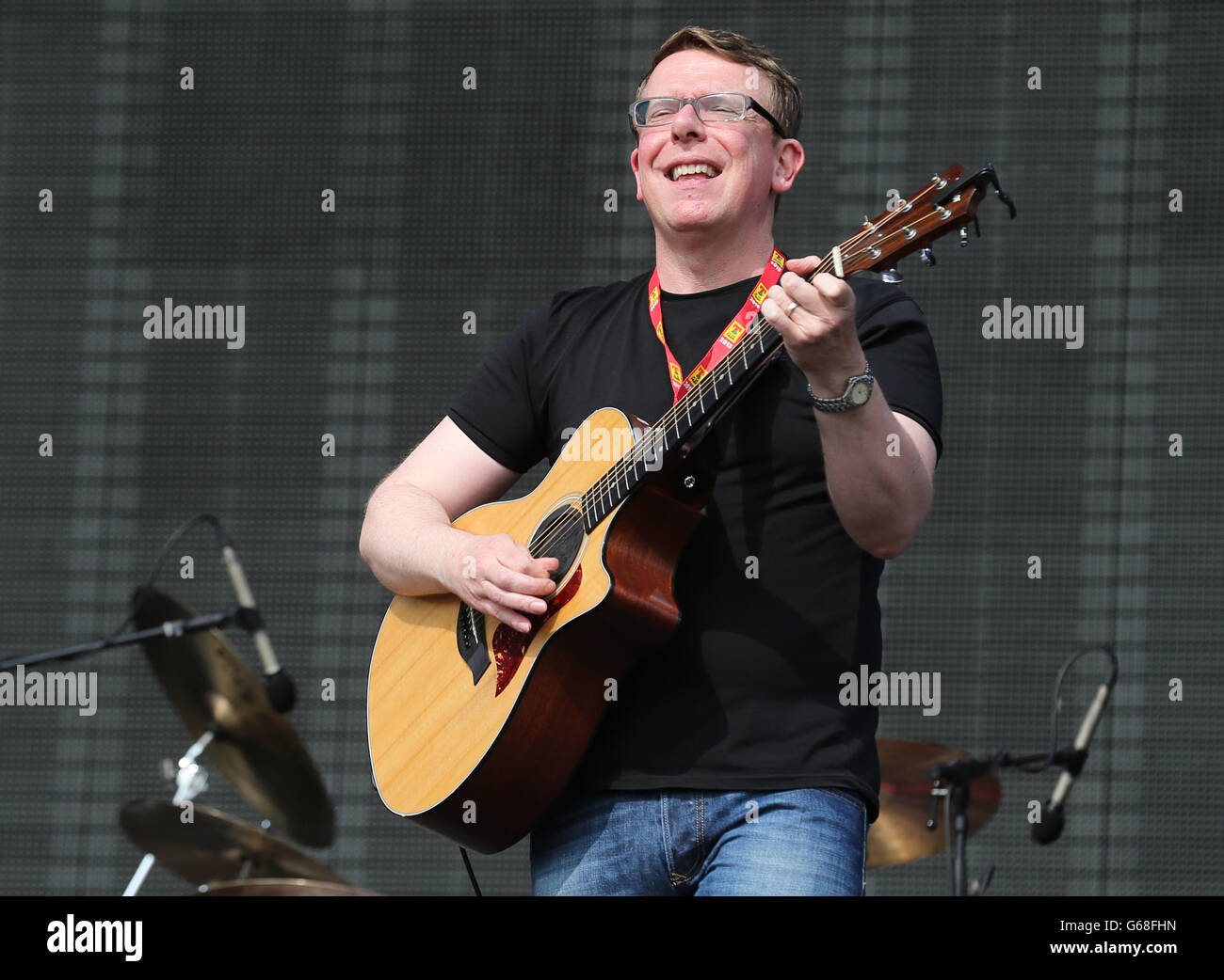 T in the Park - Day Two. Charlie Reid from The Proclaimers performs ...