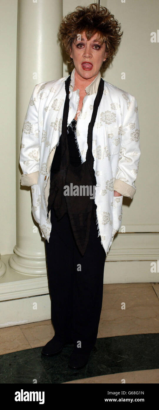 Actress Amanda Barrie, arriving at the 2003 Television & Radio ...