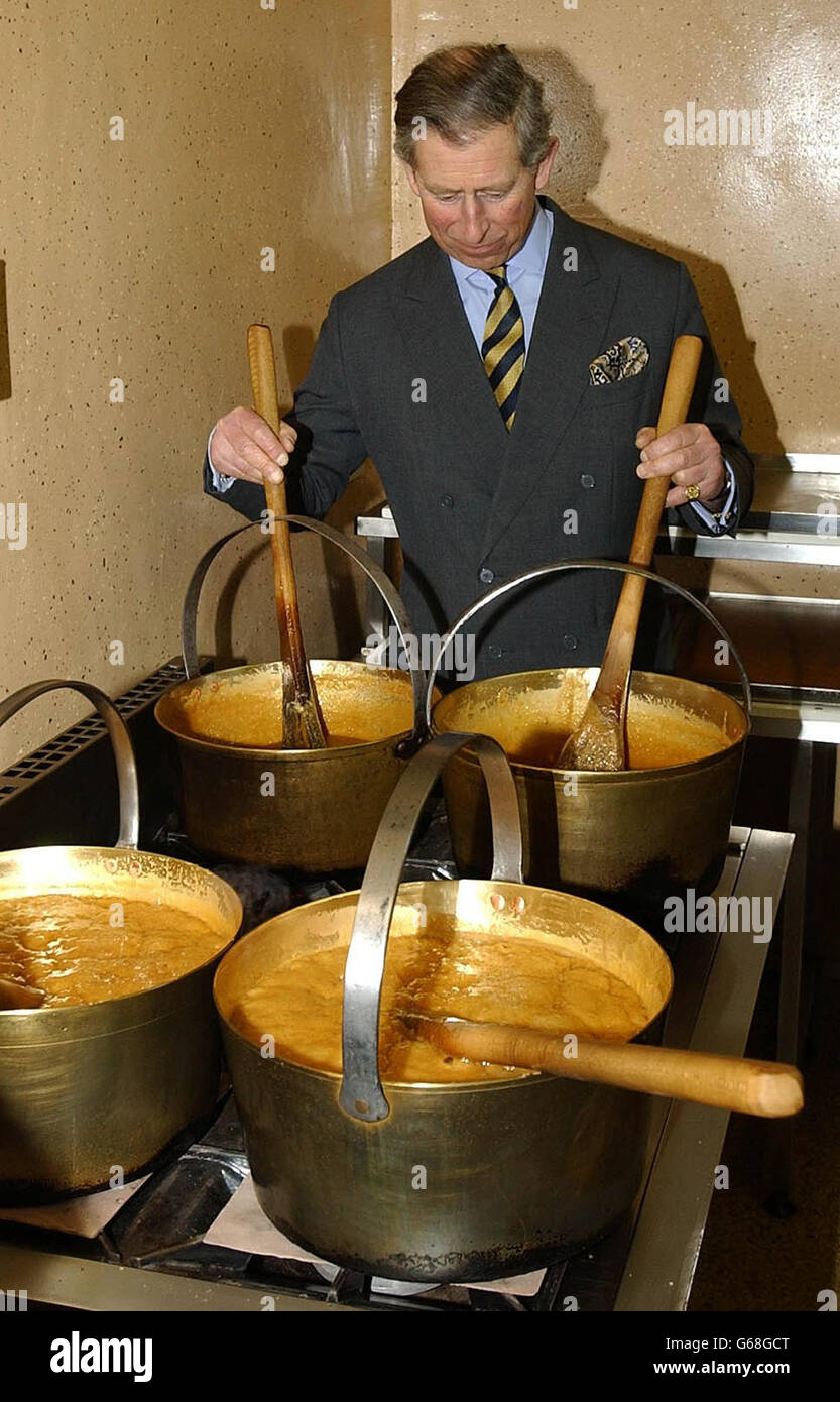 Prince of Wales visits The Toffee Shop in Penrith, Cumbria, which ...
