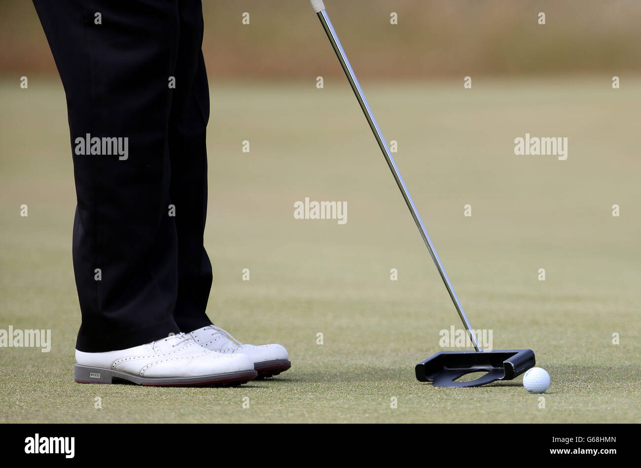 The putter of Scotland's Sandy Lyle during practice day three for the ...