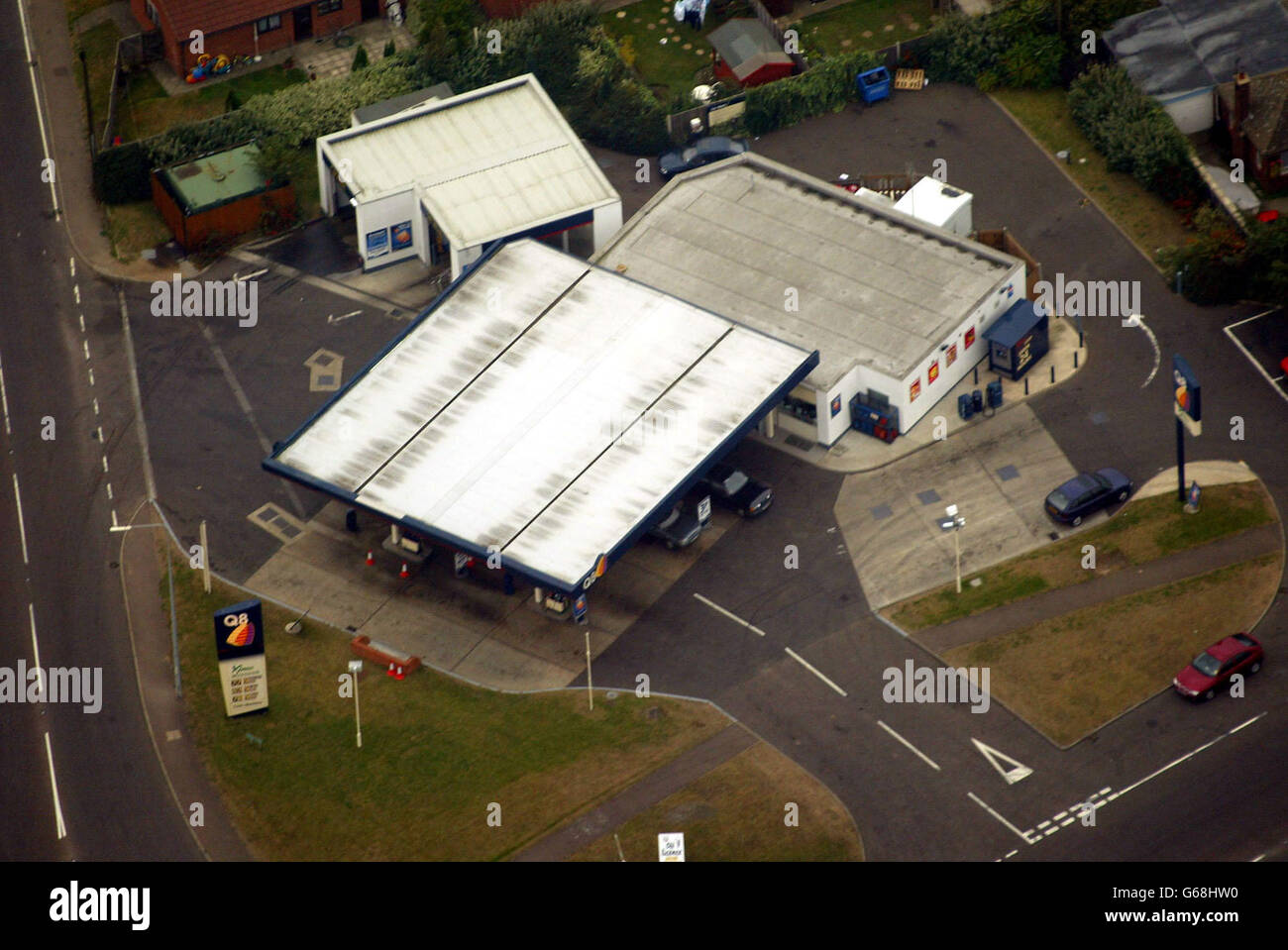 Crime shot above aerial view hi-res stock photography and images - Alamy