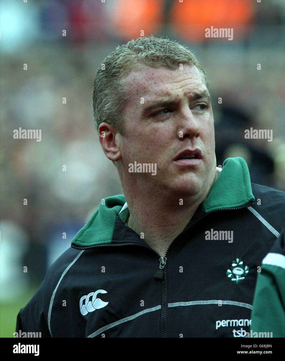 RBS 6 Nations - Ireland v France. Ireland's Victor Costello before the ...