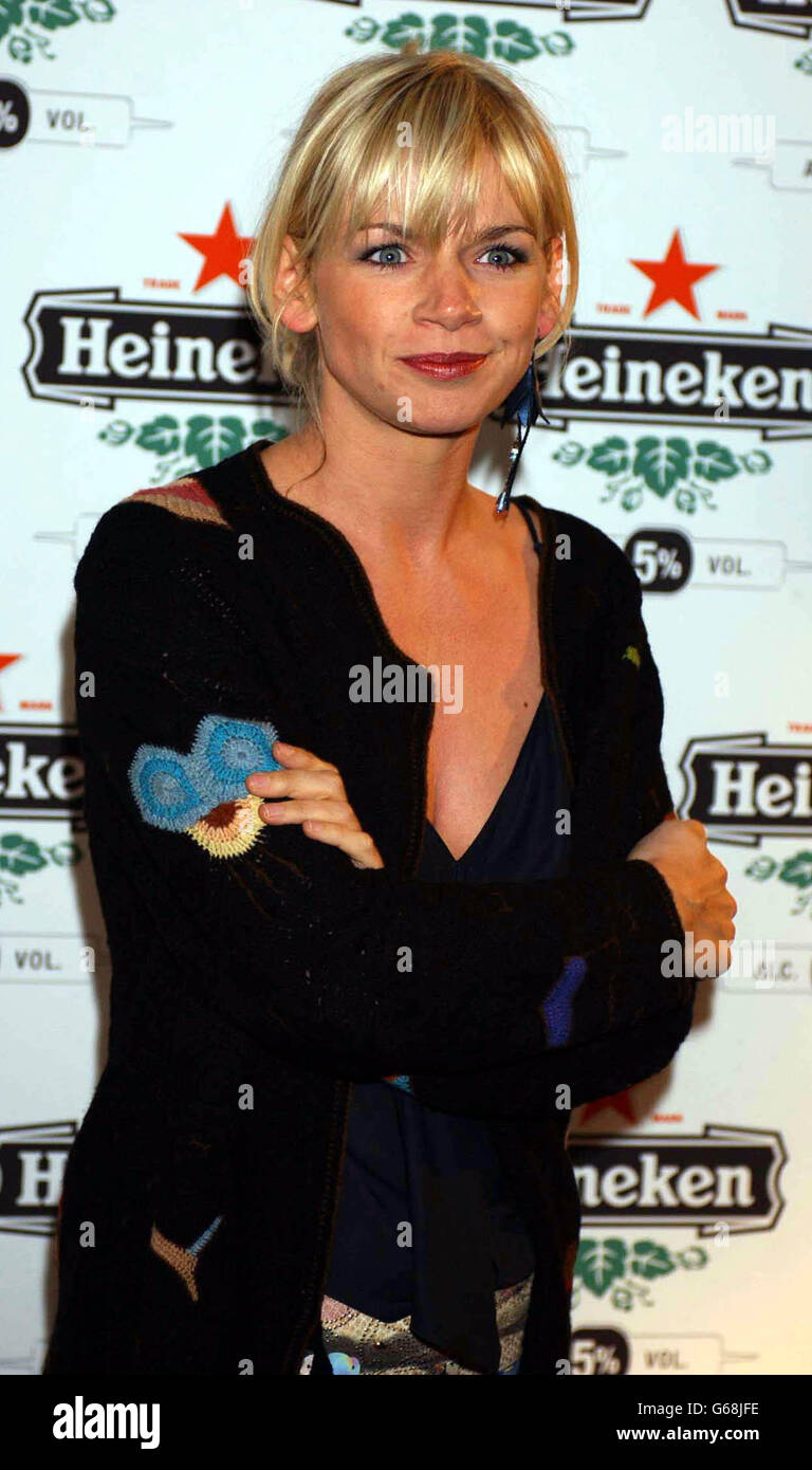 Zoe Ball during the launch night of the "You've Changed..." Heineken ...
