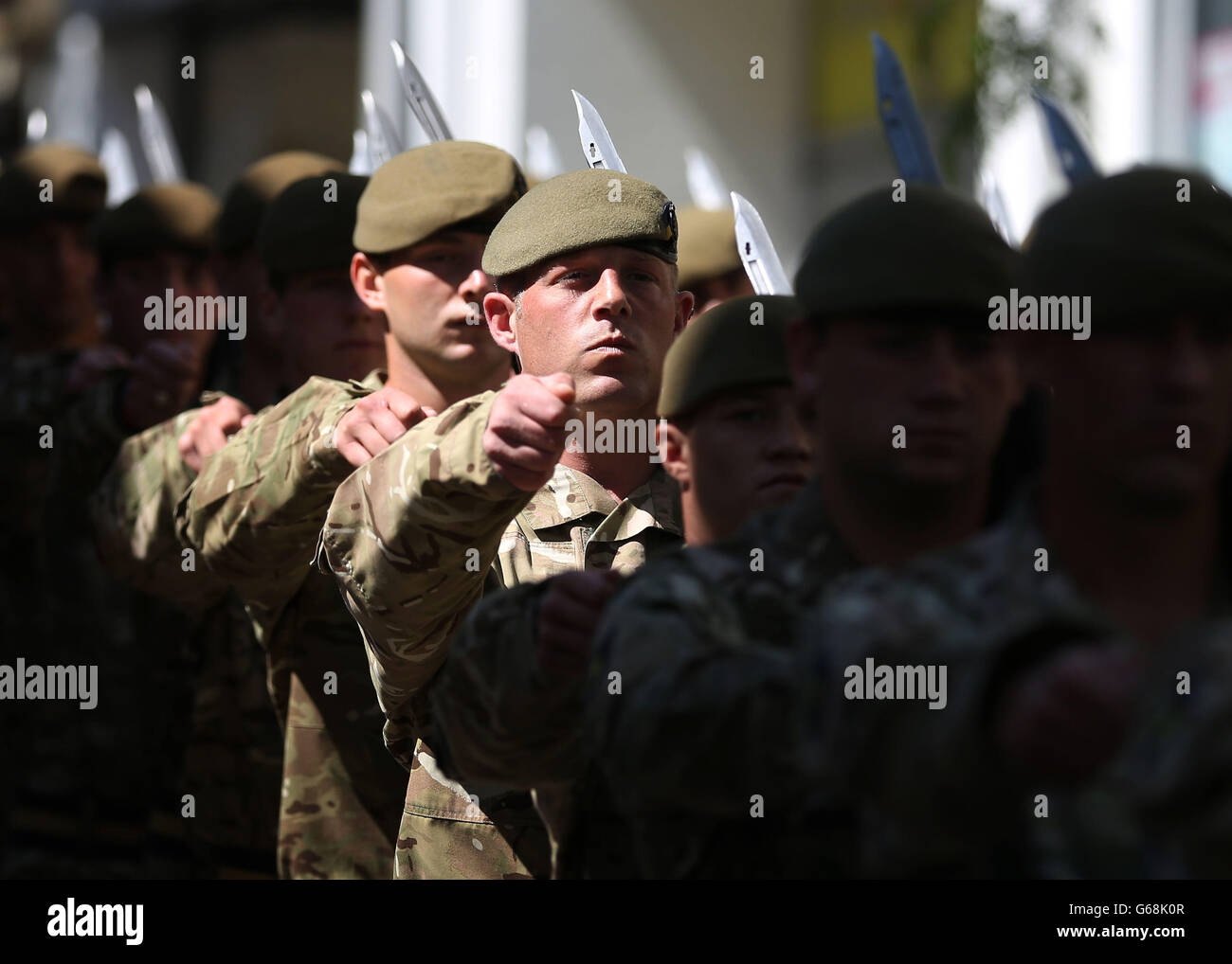 PWRR freedom parade in Folkestone Stock Photo - Alamy