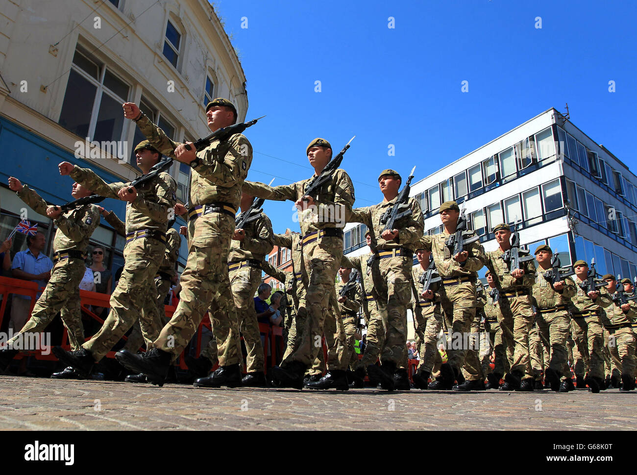 The princess of waless royal regiment pwrr hi-res stock photography and ...