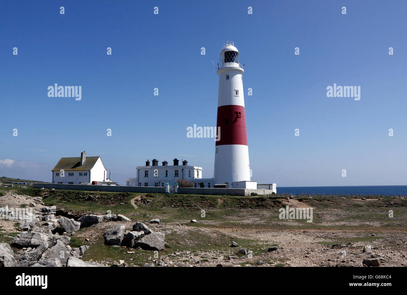 Dorset portland bill lighthouse hi-res stock photography and images - Alamy