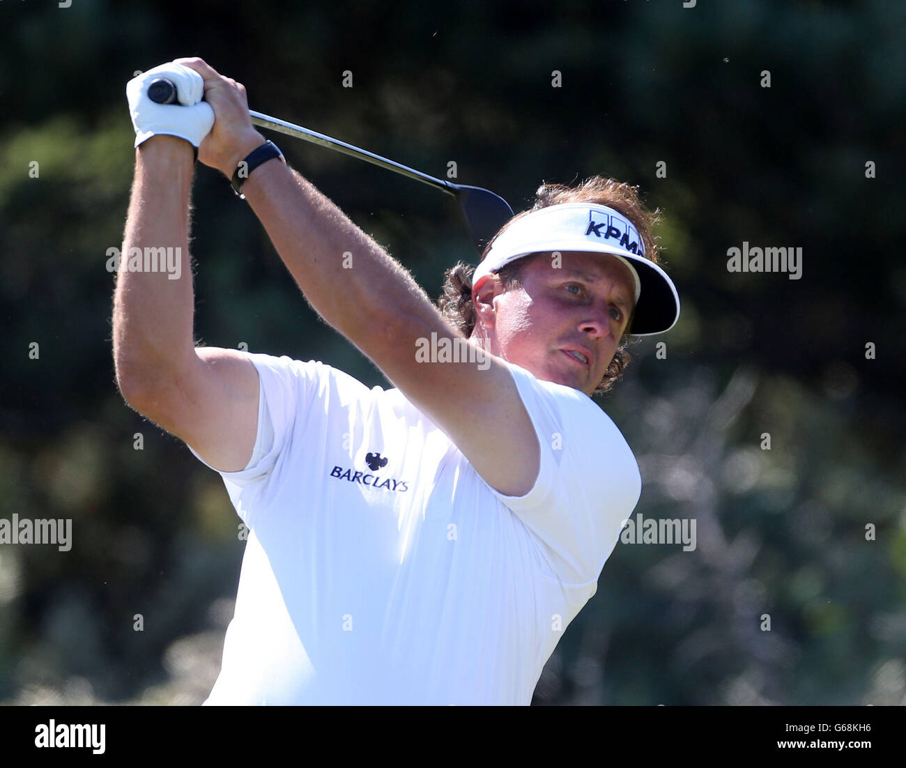 USA's Phil Mickelson during day two of the 2013 Open Championship at ...