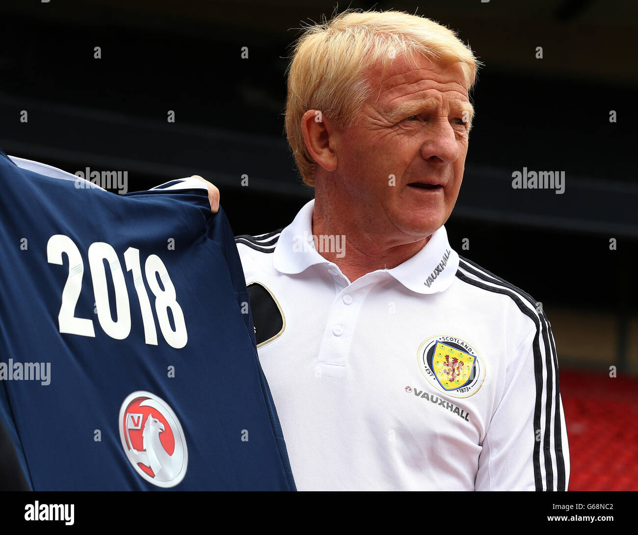 Scotland manager Gordon Strachan during the squad announcement for ...
