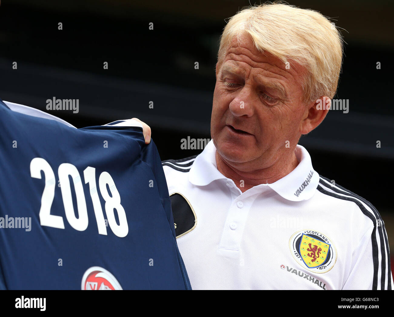Scotland manager Gordon Strachan during the squad announcement for ...