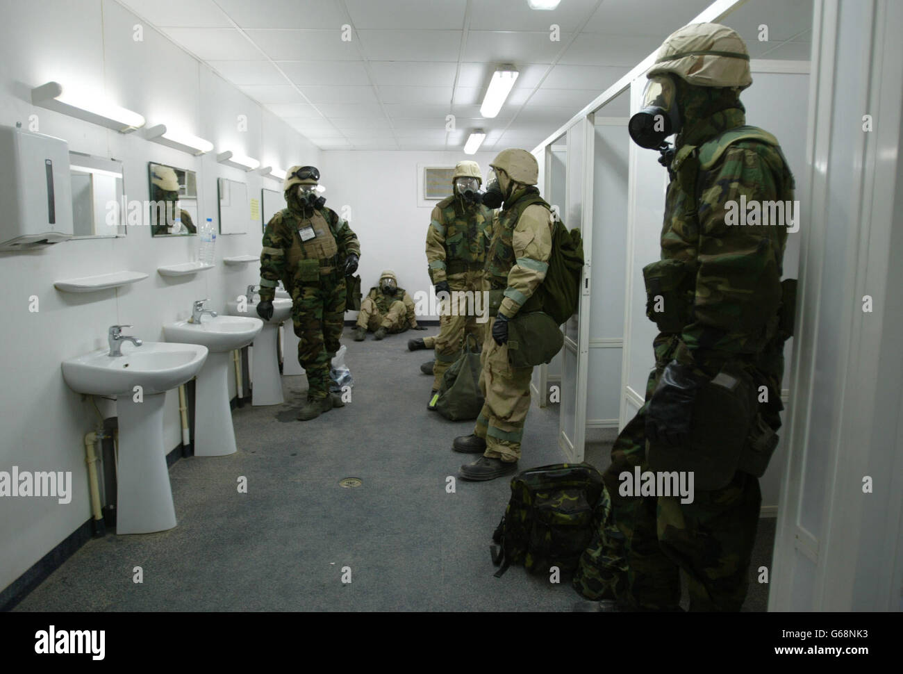 Toilets in the military hi-res stock photography and images - Alamy