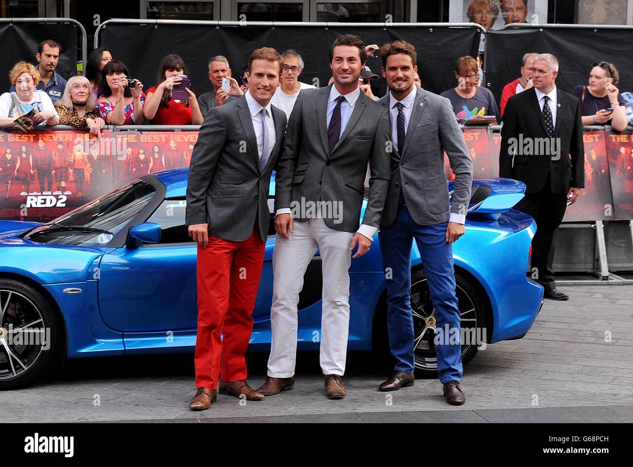 (L-R) Humphrey Berney, Ollie Baines and Stephen Bowman of Blake ...