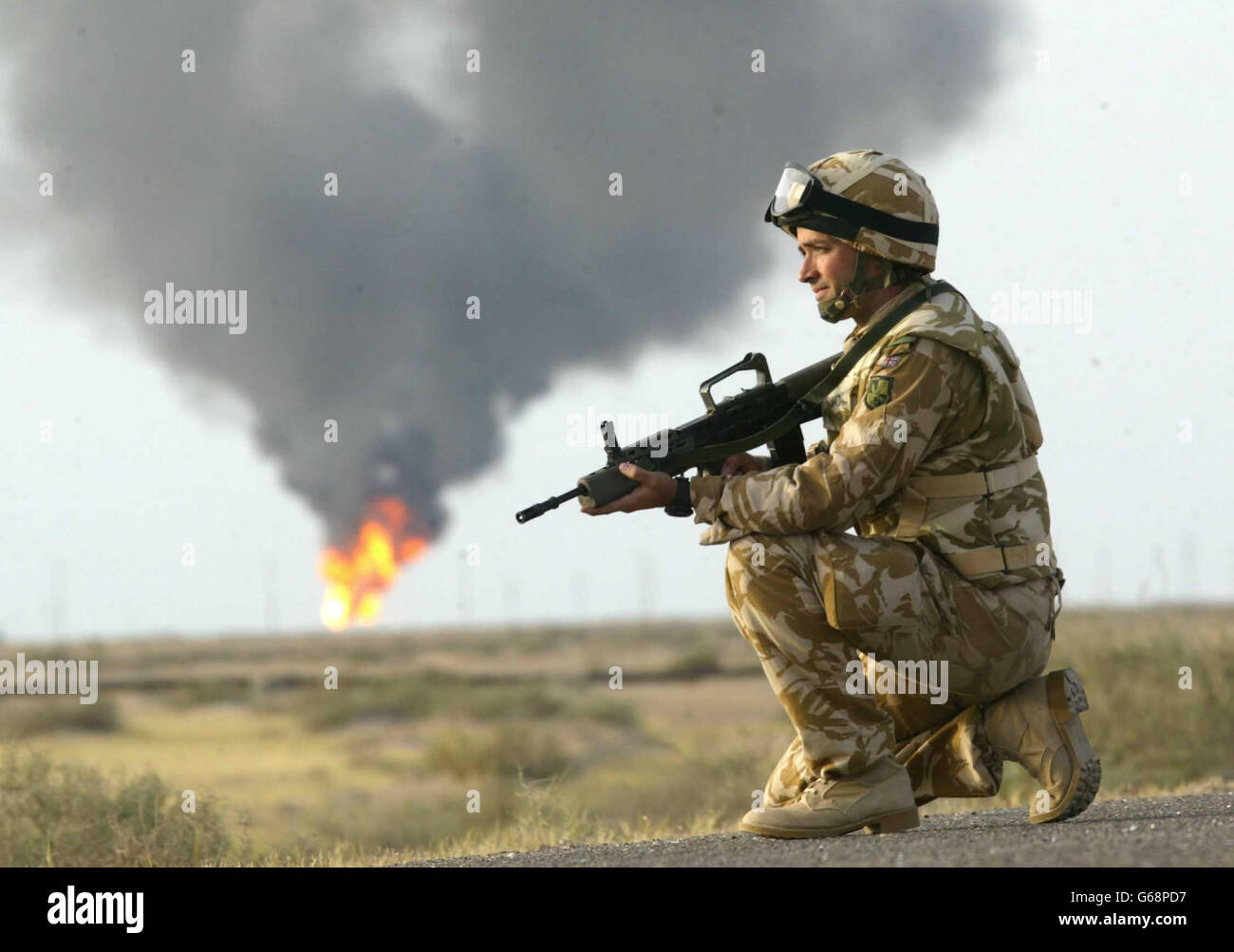 Iraq War Regiment Army Air Corps Stock Photo - Alamy
